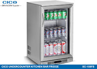 Double Layer Door Kitchenaid Undercounter Refrigerator Beer Cooler Fridge 135W