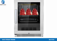 Silvery Reliable Mini Meat Dry Aging Refrigerator / Dry Aged Beef Cabinet